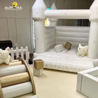 China Indoor Kids Soft Play Equipment Commercial Golden And White Kids Party Center for sale