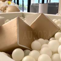 China Indoor Kids Soft Play Equipment Commercial Golden And White Kids Party Center for sale