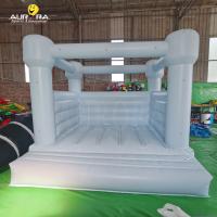 China Commercial Blue Wedding Inflatable Bounce House Bouncing Castle For Kids Adults for sale