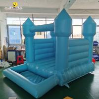 China High Quality Blue Wedding Bouncer House With Ball Pit For Sale for sale