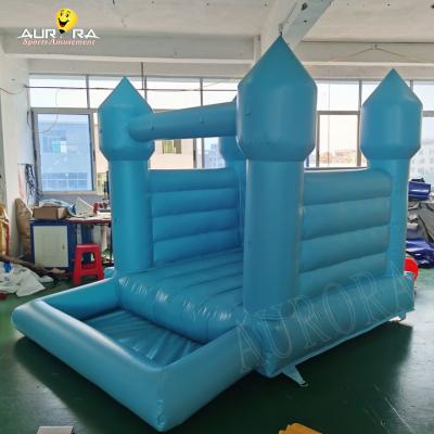 China High Quality Blue Wedding Bouncer House With Ball Pit For Sale for sale