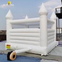 China Commercial Rental Inflatable Jumping Castle White Wedding Bouncer House for sale