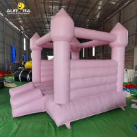 China Jumping Bouncy House Kids Pink Inflatable Bounce House 10x10 For Wedding Party Rental for sale