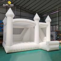 China Commercial Adults Kids Inflatable White Wedding Bouncy Castle Party White Bounce House for sale