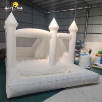 China Commercial Adults Kids Inflatable White Wedding Bouncy Castle Party White Bounce House for sale