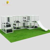 China Playground Children Indoor Soft Play Equipment Black And White Playhouse Soft Play for sale