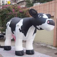 China 5m Length Giant Advertising Inflatables Dairy Cow For Promotion Exhibition for sale