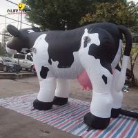 China 5m Length Giant Advertising Inflatables Dairy Cow For Promotion Exhibition for sale