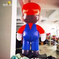 China Custom Promotional Advertising Inflatables Mario Cartoon Models For Children'S Day for sale