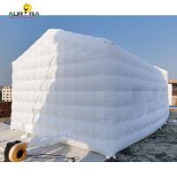 China Commercial Backyard Inflatable Nightclub Tent Portable Inflatable Air Cube Tent for sale