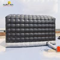 China Black Mobile Inflatable Nightclub Tent Party Bar Disco Portable Disco Tent for sale