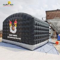 China Black Mobile Inflatable Nightclub Tent Party Bar Disco Portable Disco Tent for sale