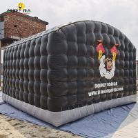 China Black Mobile Inflatable Nightclub Tent Party Bar Disco Portable Disco Tent for sale