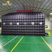 China Advertising Black Inflatable Nightclub Tent Party Camping Trade Show Tent for sale