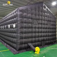 China Advertising Black Inflatable Nightclub Tent Party Camping Trade Show Tent for sale