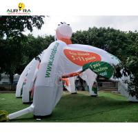 China Outdoor Nightclub Inflatable White Tent With 6 Legs Commercial Advertising Campaign for sale
