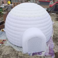 China Outdoor White Giant Inflatable Dome Tent 15m Diameter PVC For Advertising for sale