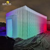 China Party PVC Inflatable Disco Tent Cube Air Dome Building With LED Light for sale