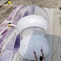 China Outdoor Large Single Tunnel Clear Inflatable Dome Tent Transparent Dome House for sale