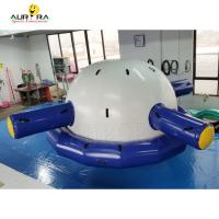 China Floating Inflatable Water Saturn Rocker Towable UFO Boat For Amusement Park for sale