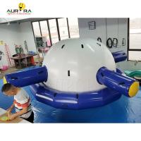 China Floating Inflatable Water Saturn Rocker Towable UFO Boat For Amusement Park for sale