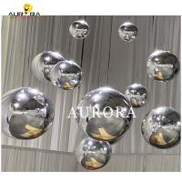 China Inflatable Mirror Sphere Shaped Balloons 1m - 5m diameter For Advertising Activity for sale