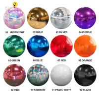 China Colourful Inflatable Mirror Ball 0.3mm PVC Party Large Decorative Spheres for sale