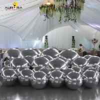 China Colourful Inflatable Mirror Ball 0.3mm PVC Party Large Decorative Spheres for sale