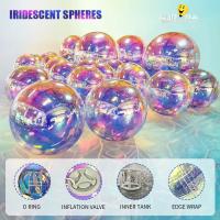 China PVC Colored Decorative Inflatable Mirror Spheres Customized Large Mirror Ball for sale