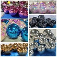 China Pink PVC Inflatable Mirror Ball Event Decoration Big Shiny Balloon for sale