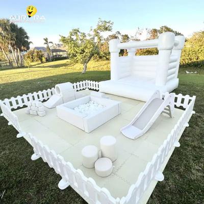 China Playground Inflatable Soft Play Equipment Indoor Outdoor White Soft Play Package for sale
