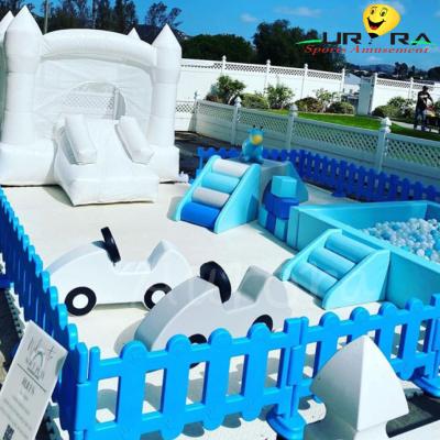 China Playground Party Inflatable Soft Play Equipment Rental Outdoor Climber Ball Pit for sale