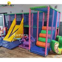 China Kids Ramp Soft Play School Frame With Climbing Set Childcare Center Outdoor for sale