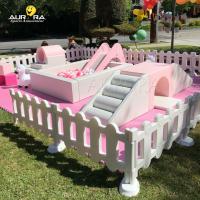 China White Pink Soft Play Equipment Factory Price High Quality Kids Indoor Mall for sale