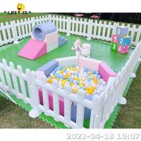 China New design area soft play for kids indoor inflatable white bounce house for sale