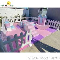 China Soft Toy Blue White Kids Soft Play Equipment Non Toxic Customized Logo for sale