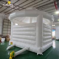 China ODM Inflatable Bounce House Round Dome White For Backyard for sale