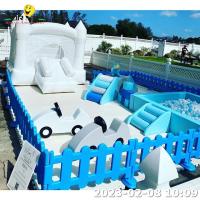 China Customized Kids Play Blue Soft Ball Pit Indoor Soft Play Equipment Digitial Printing for sale