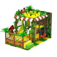 China Green Forest Attraction Soft Play Equipment Kids Indoor Adventure Playground for sale