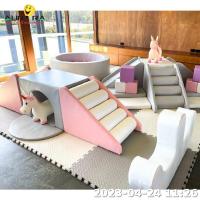 China Soft Play Area For Kids Soft Play Equipment Playground Party Rental Grey for sale