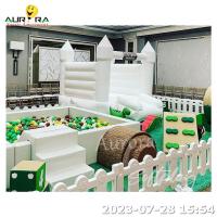 China Indoor Soft Play Equipment Inflatable Bounce House Ball Pit With Soft Play for sale