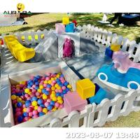 China Soft Play Sets Kids Soft Play Merry Go Round Outdoor Playground Climber Ball Pit for sale