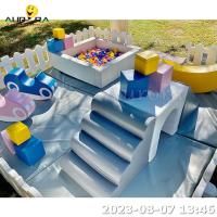 China Playground Equipment Soft Play Area Kids Indoor White Soft Play Equipment Set for sale