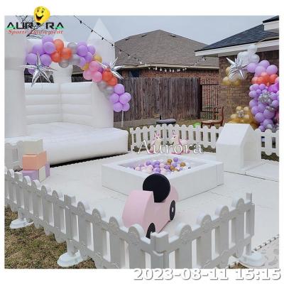 China Indoor Soft Play Equipment Children White Party Event Birthday Ball Pit for sale
