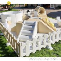 China Pastel Soft Play Equipment Set Kids Outdoor Playground Equipment Soft Play Set for sale