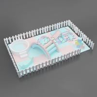 China Soft Play White Fence Ball Pit Soft Play Equipment White Soft Play Set For Party Rental for sale