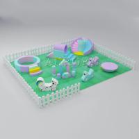 China Soft Play Sets Kids Playground Soft Play Blocks And Bounce House New Style for sale