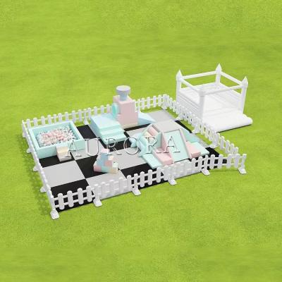 China Soft Play Sets Kids Playground Soft Play Blocks And Bounce House New Style for sale