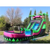 China Jumper House With Pool Inflatable Water Slide 40 Ft Mini Triangle Bounce House for sale