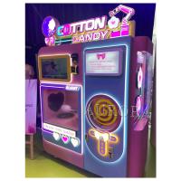 China Cotton Candy Vending Machine Commercial Fully Automatic Candy Floss Vending Machine for sale